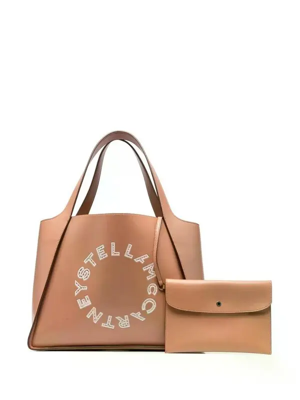 Stella McCartney Broderie Anglaise-logo Tote Bag
