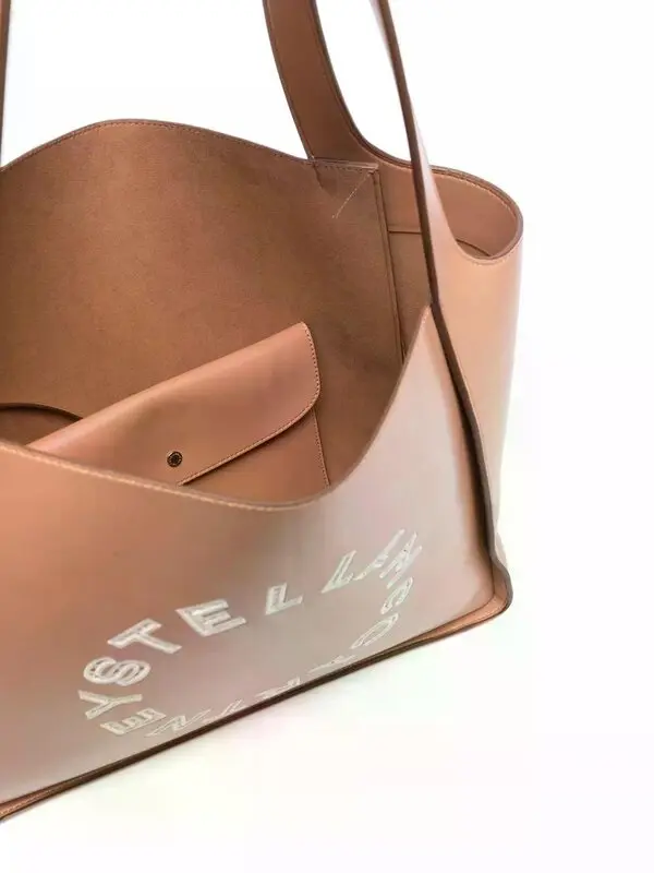 Stella McCartney Broderie Anglaise-logo Tote Bag
