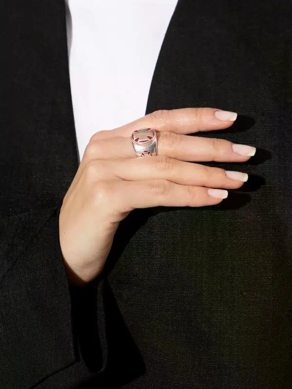 Vetements Cross Motif Ring