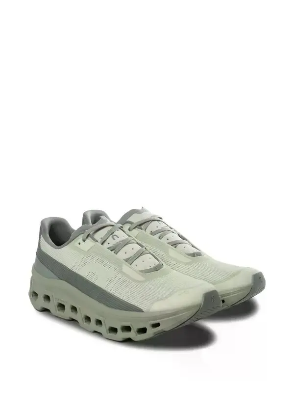 On Cloudmonster Void Perforated Sneakers - Grey