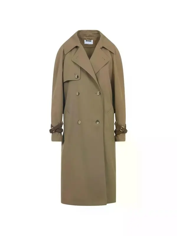 Moschino Belted Double-breasted Coat