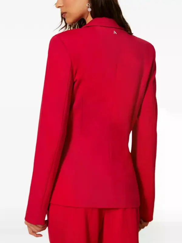 TWINSET Floral-appliqué Blazer - Red