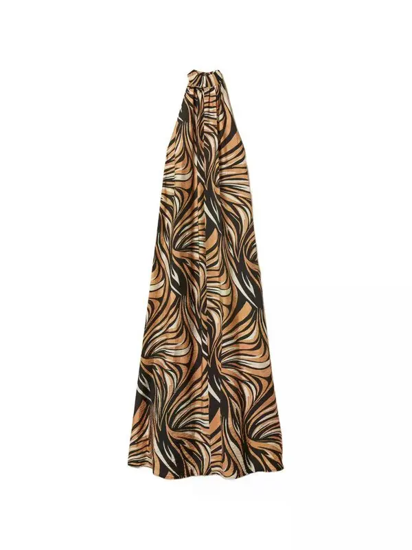 TWINSET Graphic-print Maxi Dress - Neutrals