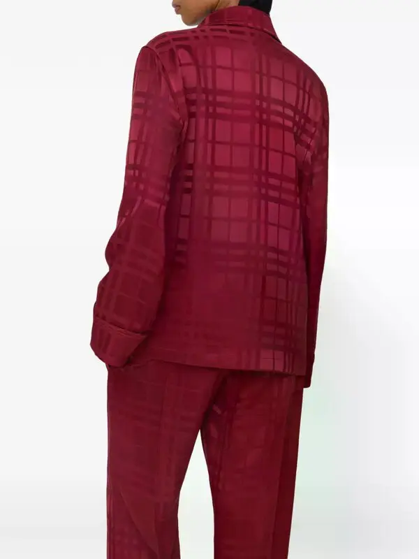 Burberry Check Pajama Top