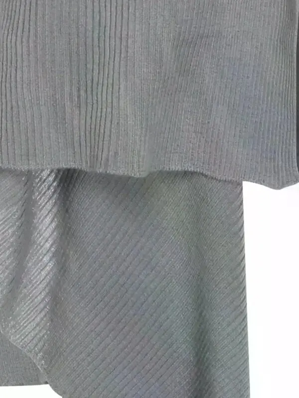Rick Owens Ribbed-knit Asymmetric Cardigan