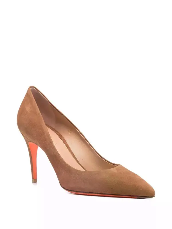 Santoni Pointed-toe Heeled Pumps - Brown