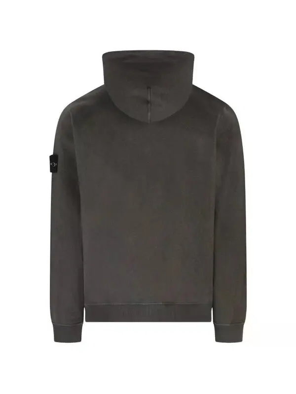 Stone Island Hooded Zip-up - Grey