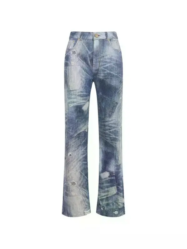 Roberto Cavalli Button-fastening Straight Leg Jeans