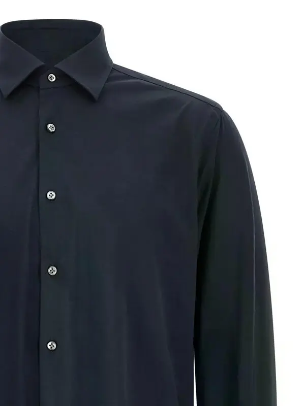 Pal Zileri Buttoned Capsule Shirt - Blue