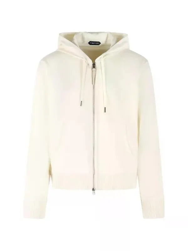 TOM FORD Cashmere Zip Hoodie - Neutrals