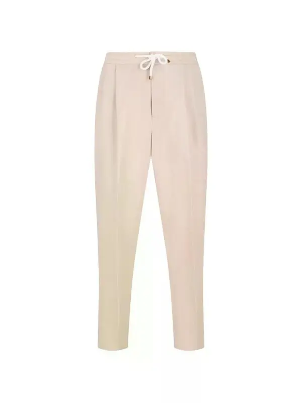Brunello Cucinelli Drawstring Tapered Trousers