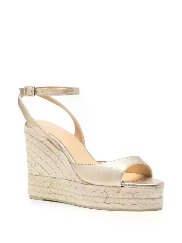 CastaÑer Blair Heeled Espadrilles - Gold