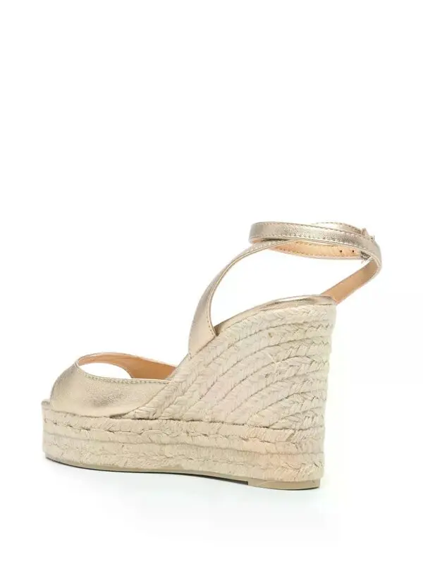 CastaÑer Blair Heeled Espadrilles - Gold