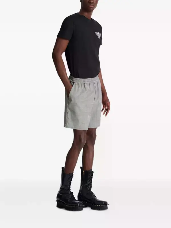 Balmain Prince Of Wales Shorts - Grey