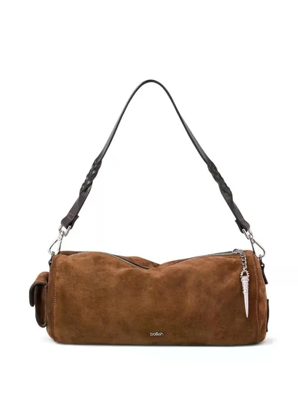 Ba&sh Suede Shoulder Bag - Brown