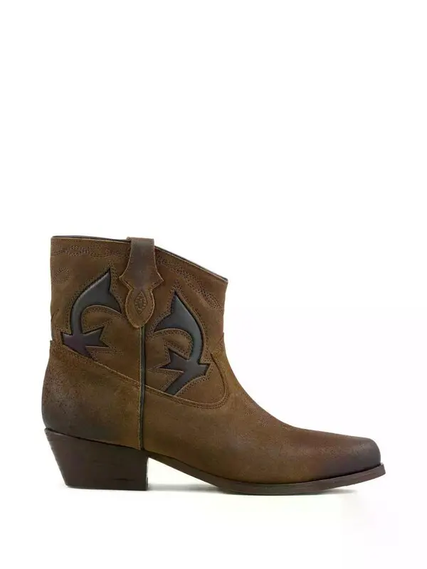 Ba&sh Curtis Leather Boots - Brown