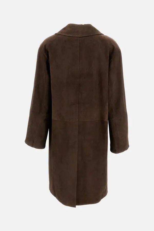Max Mara Ortensia Suede Overcoat