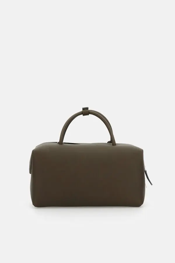 Max Mara Medium Calfskin Bowling Bag - Green