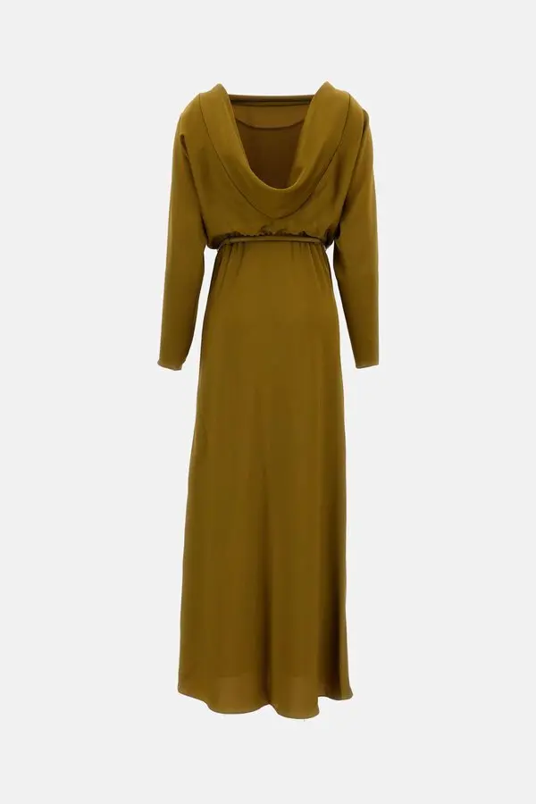 Max Mara Long Sleeve Long Dress