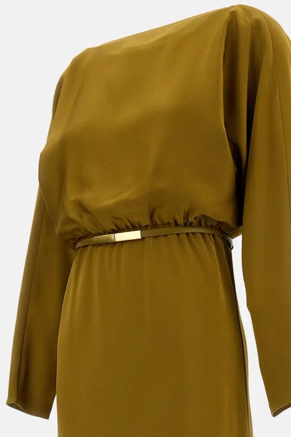 Max Mara Long Sleeve Long Dress