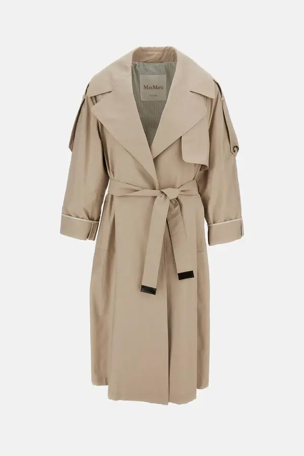 Max Mara Belted Trench Coat - Beige