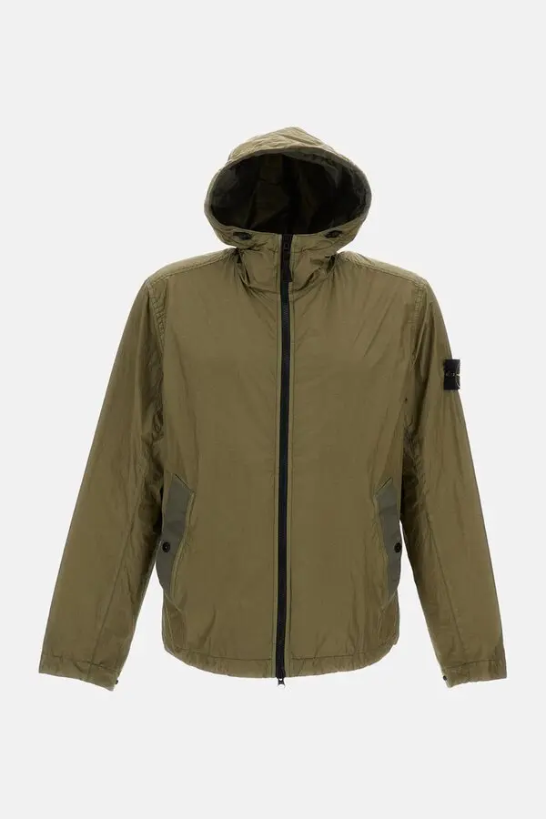 Stone Island Hooded Full-zip Jacket