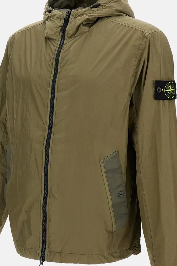 Stone Island Hooded Full-zip Jacket
