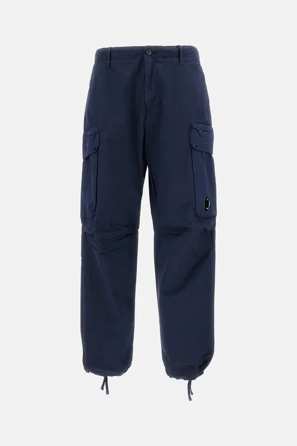 C.P. COMPANY Boxy Micro-reps Cargo Pants With Lens Detail