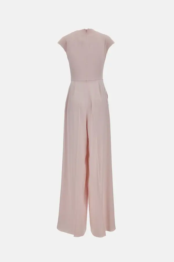Max Mara Reversible Satin Jumpsuit - Rosa