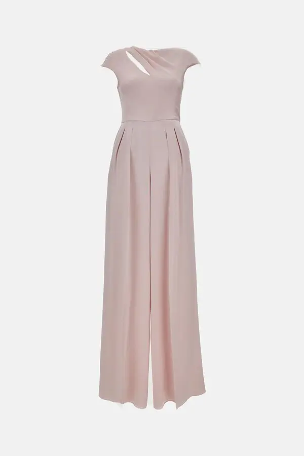 Max Mara Reversible Satin Jumpsuit - Rose