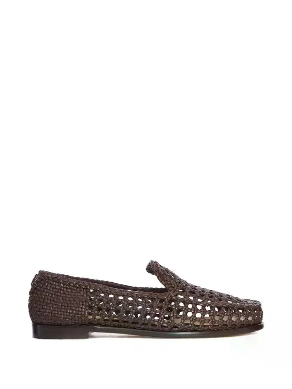 Dragon Diffusion Perforated-pattern Loafers