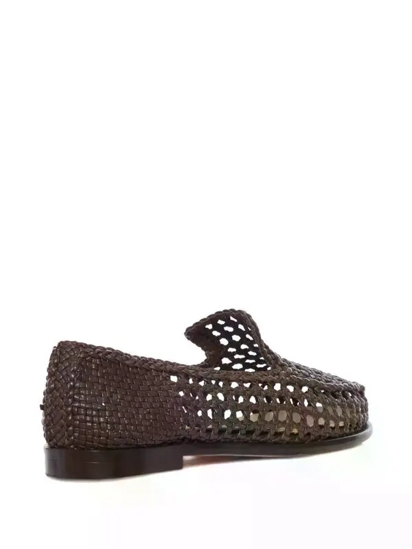 Dragon Diffusion Perforated-pattern Loafers