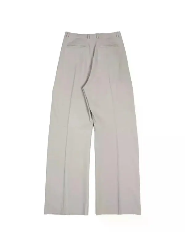 MAISON MARGIELA Pleated Wide-leg Trousers - Neutrals