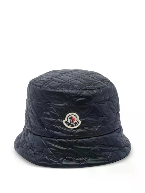 Moncler Logo Patch Reversible Bucket Hat