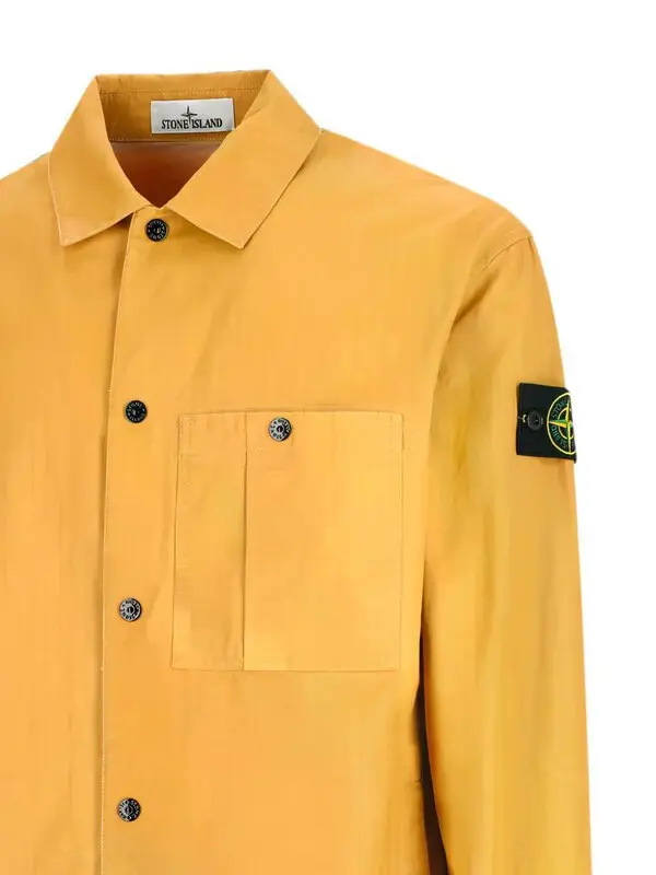 Stone Island Button-fastening Shirt - Yellow