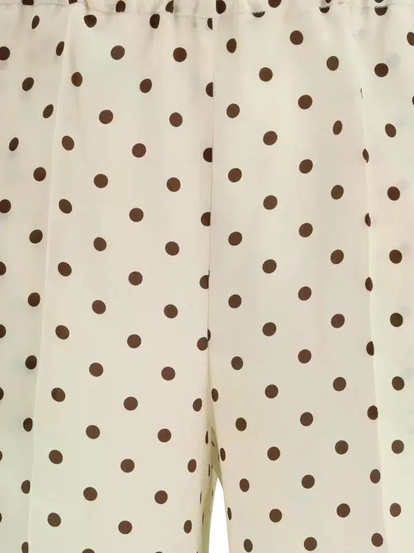 P.a.r.o.s.h Polka Dot Trousers - Neutrals