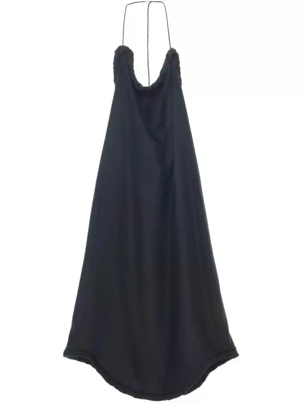 Carven Sleeveless Silk Open Back Dress