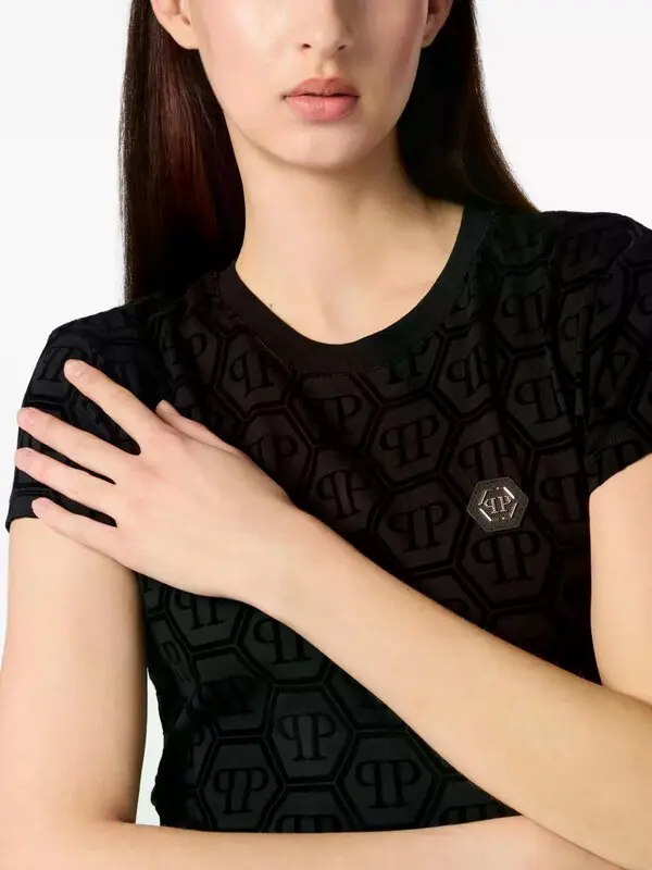 Philipp Plein Jacquard Monogram T-shirt