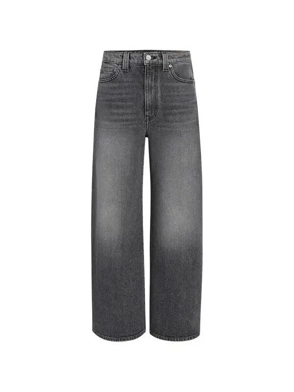 Khaite Delina Wide Leg Jeans - Grey