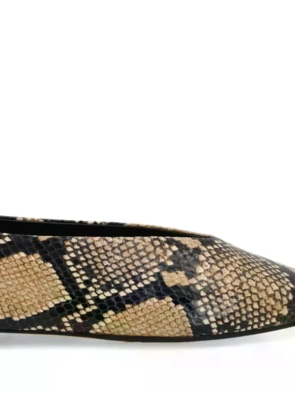 AeydĒ Animal-print Ballet Flats