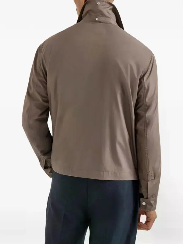 Brunello Cucinelli Flap-pocket Jacket - Brown