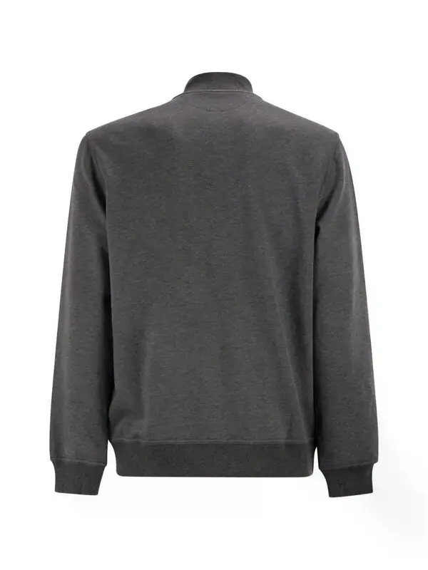 Brunello Cucinelli Zip Ribbed-knit Sweatshirt
