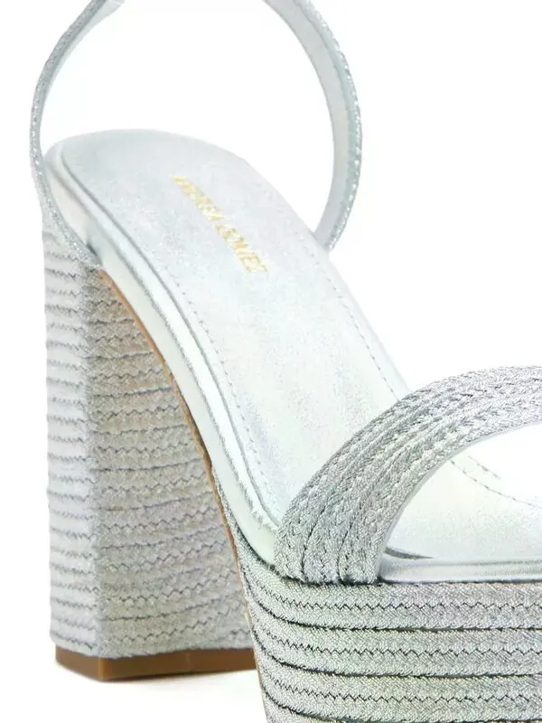 ANDREA GOMEZ Platform Heeled Sandals