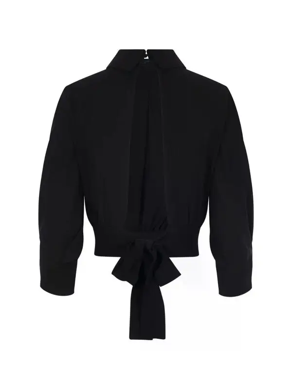 Elisabetta Franchi Button-detail Tie Blouse
