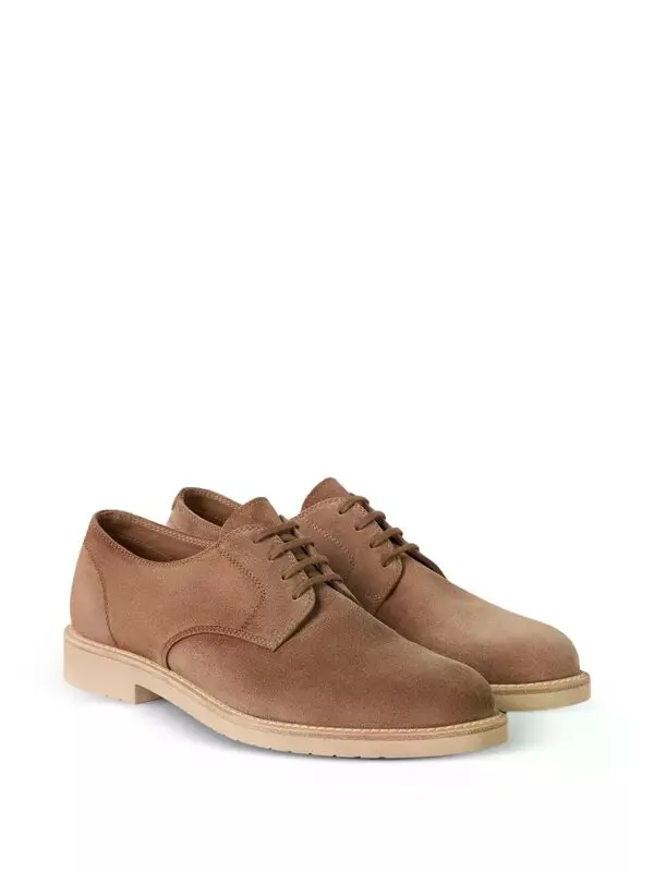 Brunello Cucinelli Suede Derby Shoes
