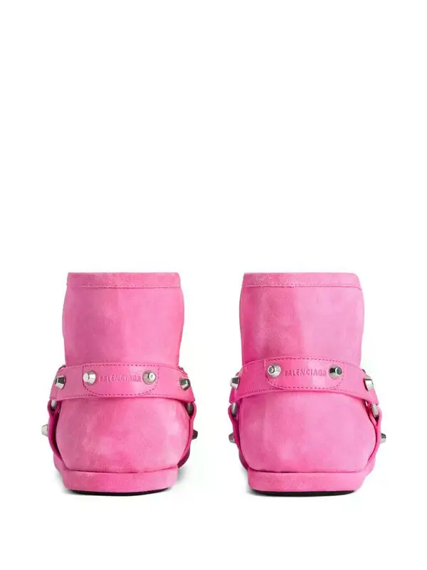 Balenciaga Alaska Soft Studded Boots - Pink