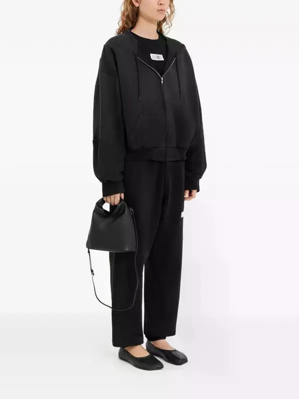 MAISON MARGIELA Zipped Hoodie - Black