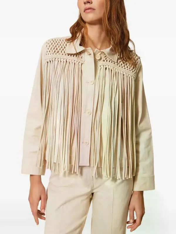 TWINSET Fringed Jacket
