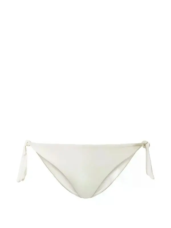 TWINSET Logo-detail Bikini Thong - White