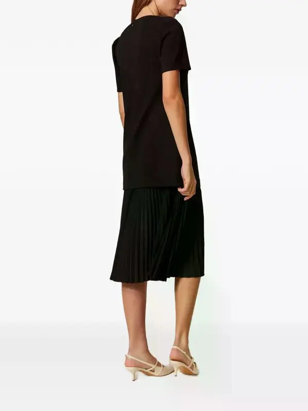 TWINSET Pleated Midi Dress